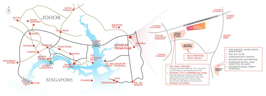 Location – Sri Penawar – Taman Sri Penawar, Desaru